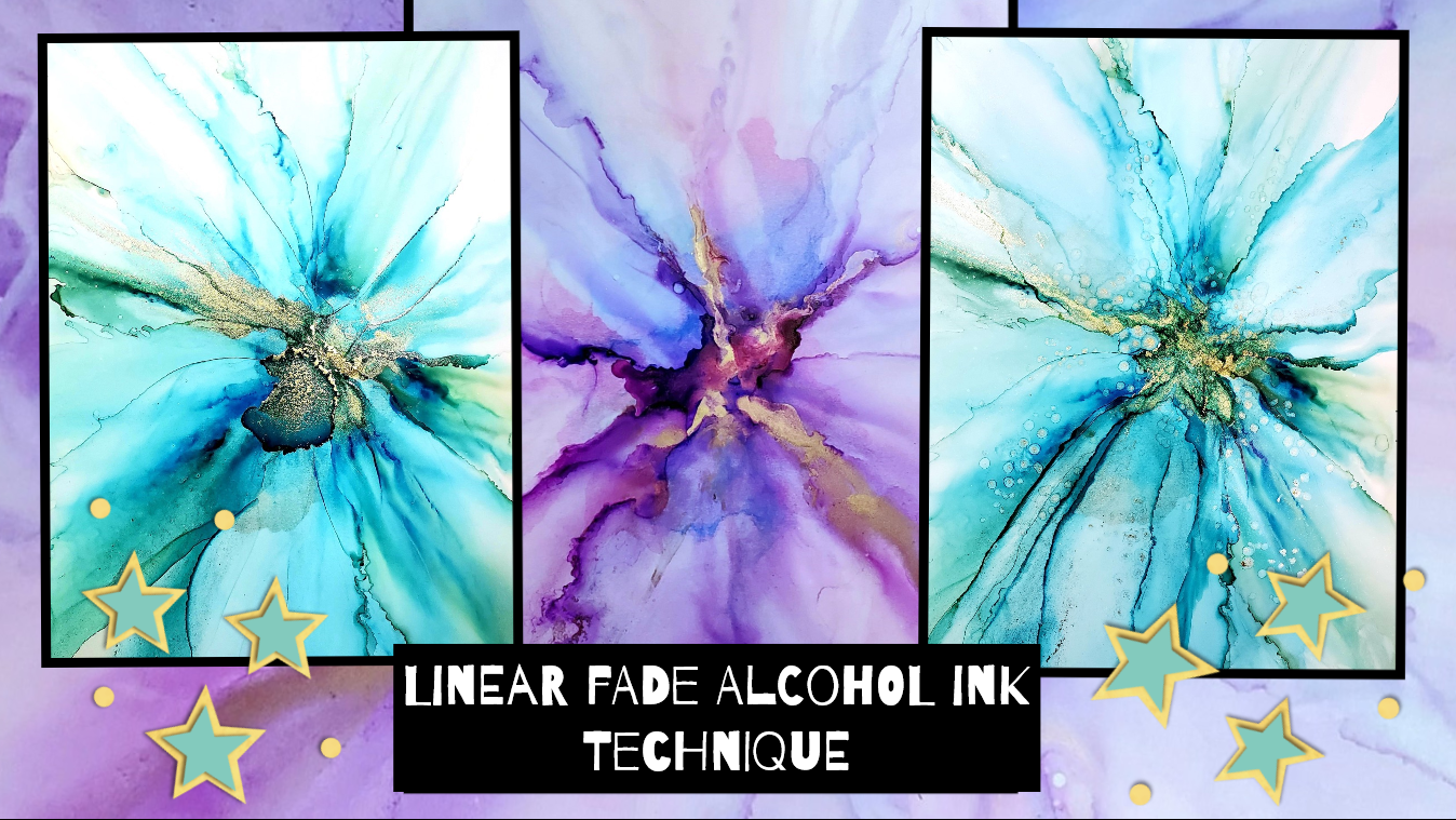 Linear Fade Alcohol Ink Technique – ZanArt