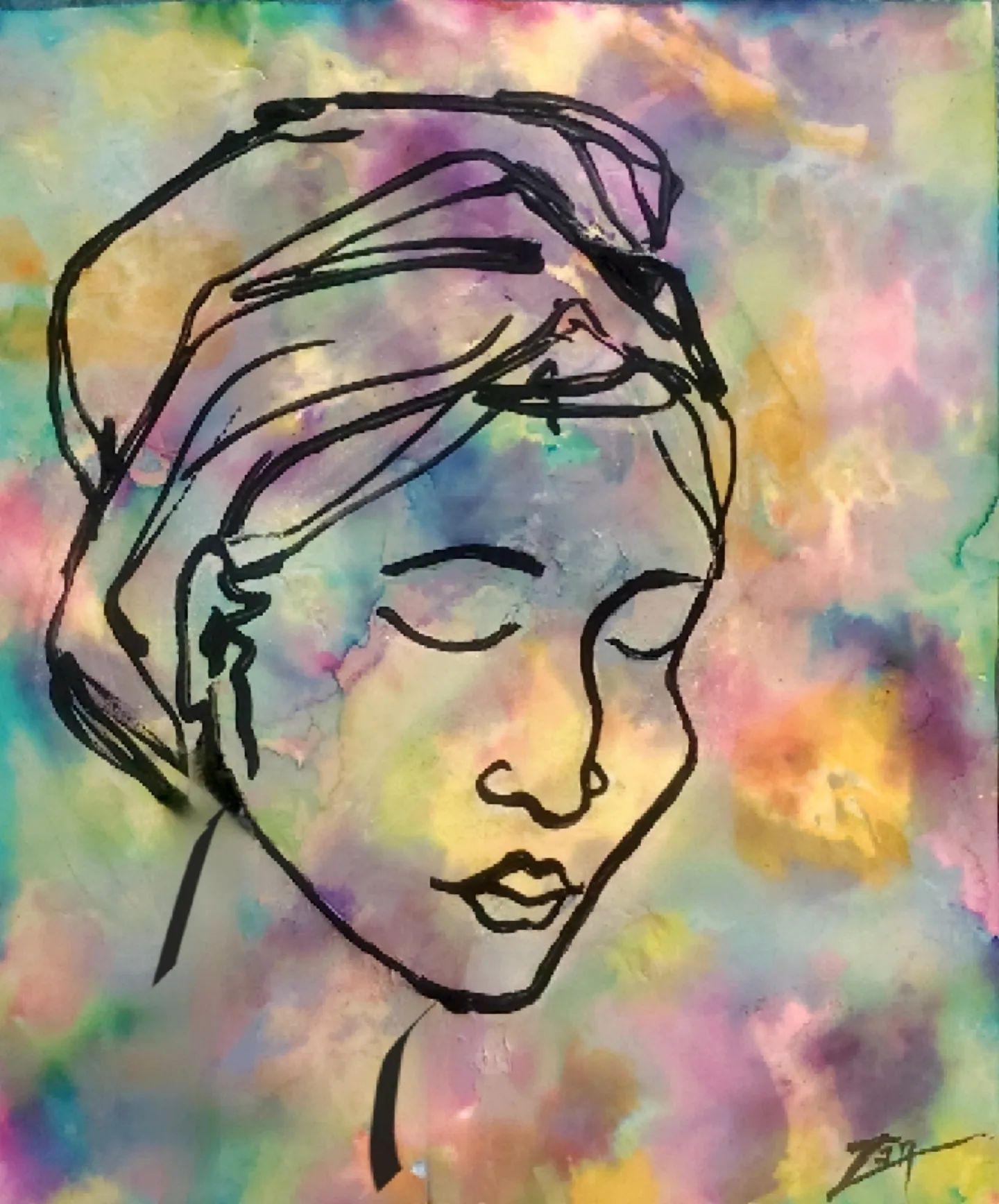 Acrylic Bluebell Bumblebee – ZanArt