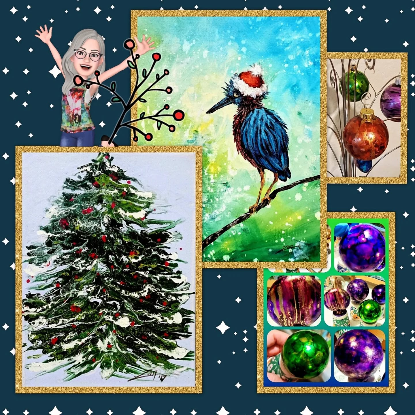 Bubbles – 9×12 acrylic – ZanArt